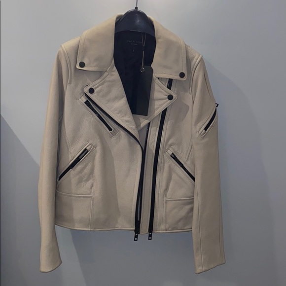 rag & bone | Jackets & Coats | Rag Bone Abbey Stone Minerva Leather ...